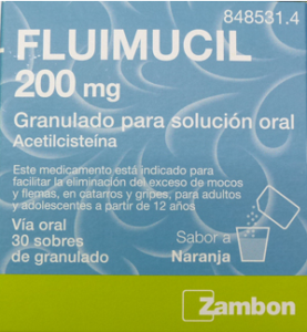 Fluimucil 200 mg 30 sobres granulado para solucion oral – Farmacia ...
